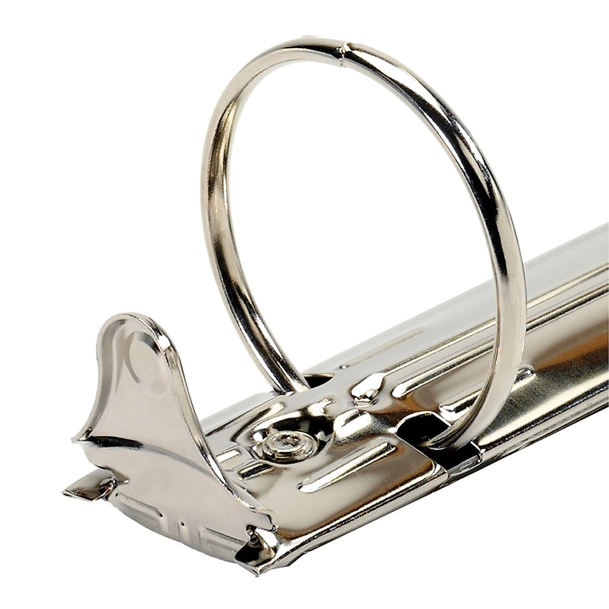 Office Depot® Brand Durable Round-Ring View Binders, 1" Rings, White, Pack of 6 Binders