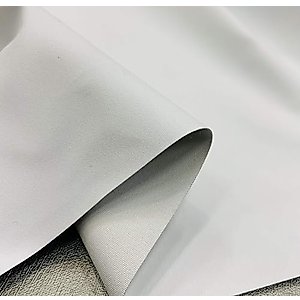 Roc-lon 54 Inch Budget Blackout Drapery Lining, White Cut by The Yard