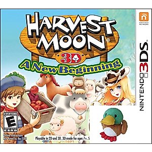 Harvest Moon® a New Beginning 3DS with BONUS Plush Duck