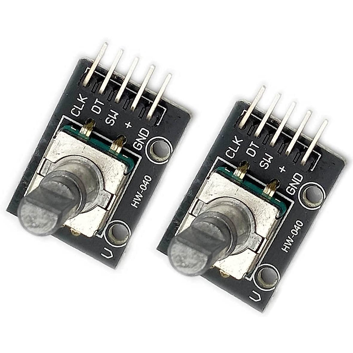 YUNIQUE USA 2 Pieces Rotary Encoder Module KY-040 for Raspberry Pi and Arduino