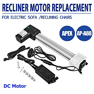 Mophorn 11.8 Inch Electric Recliner Motor Replacement Kit AP-A88 Okin Power Linear Actuator for Sofa Massage Chair, 11.8", White