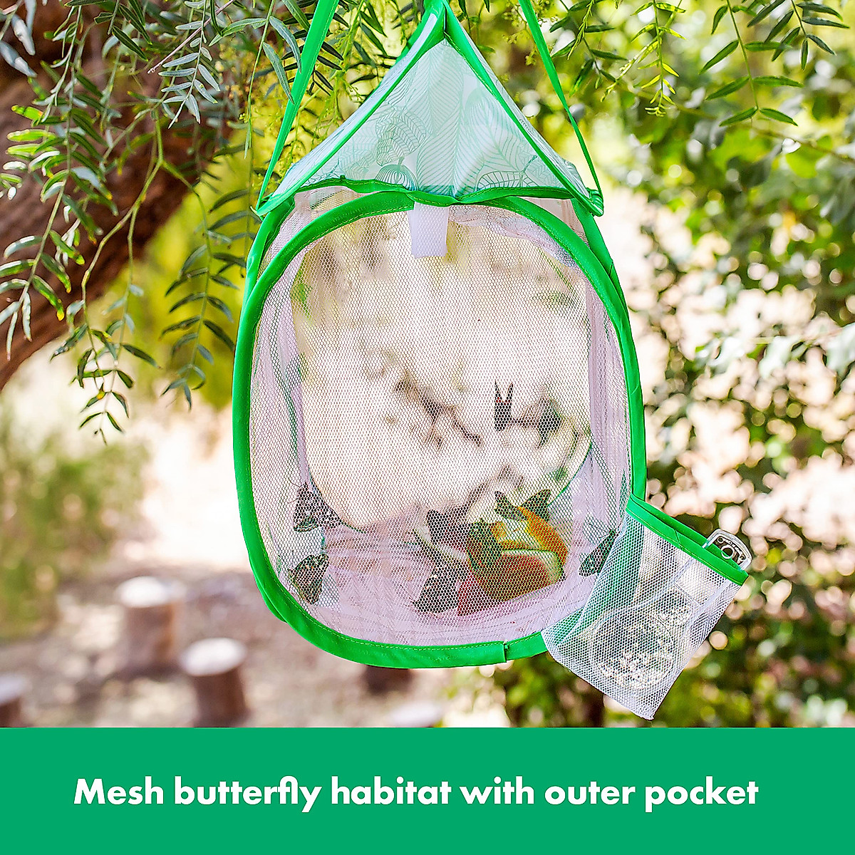 Educational Insights GeoSafari Jr. Butterfly Bungalow, Butterfly Garden Kit, Gift for Kids Ages 4+