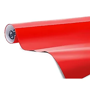 3M 1080 Gloss Hot Rod Red Air-Release Vinyl Wrap Roll (1/2ft x 5ft)