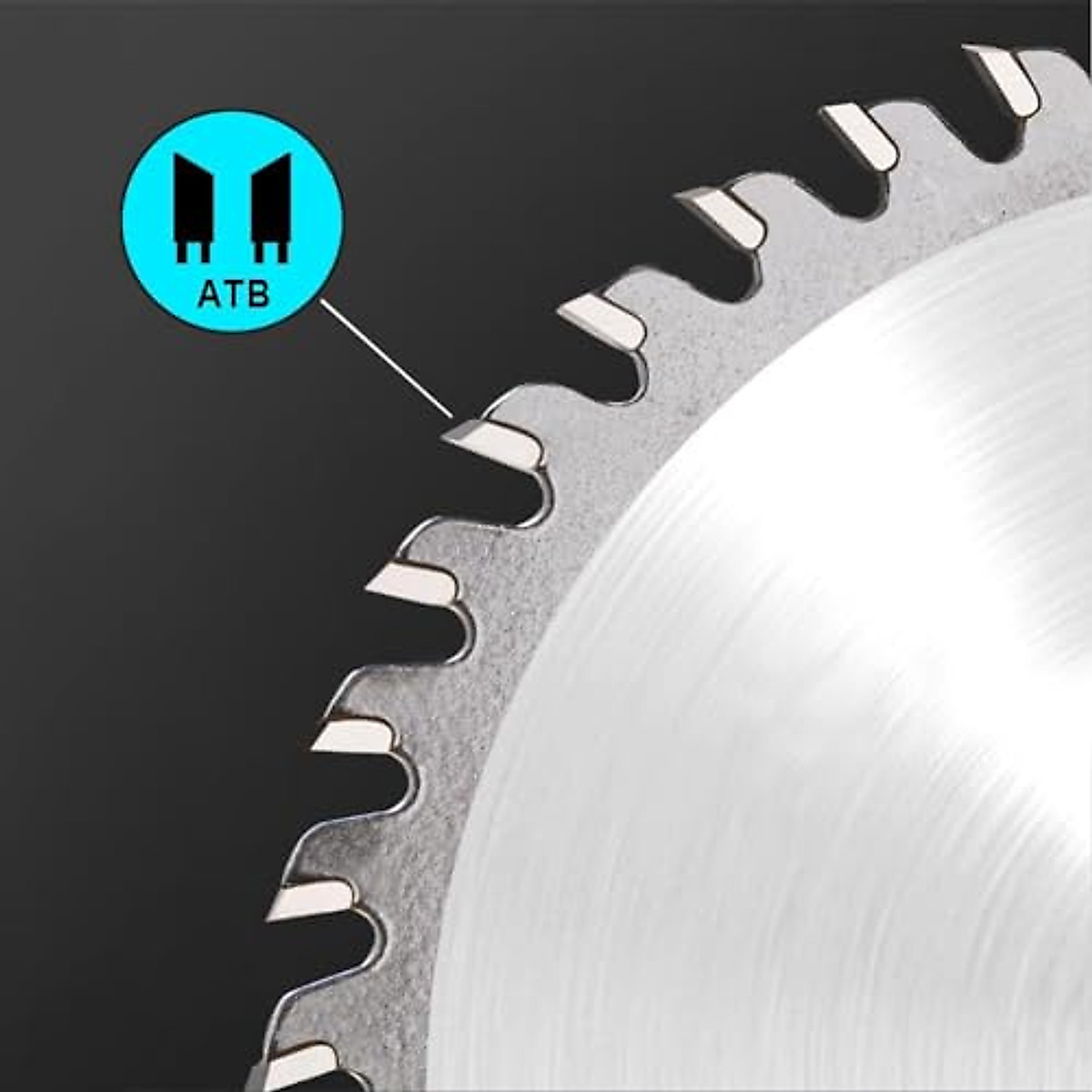 Ninehole 2pack 4-1/2Inch 40T Circular Saw Blade with 7/8-Inch Arbor, TCT Carbide Tipped Teeth for Cutting Wood Plastic Composite Materials (Reduce Ring 5/8 inch)