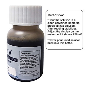 ORP Oxidation-Reduction Potential REDOX 256mV Calibration Solution 50ml