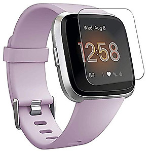 Puccy 3 Pack Screen Protector Film, compatible with Fitbit Versa Lite TPU Guard （ Not Tempered Glass Protectors ）