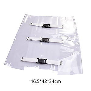 KiBcsLic 4X Chair Foot Pad Cover Reusable Easy Installation Dentists Equipment