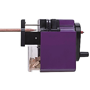 Swordfish 40305 OmniPoint Mechanical Versatile Manual Pencil Sharpener, 8-12 mm - Purple