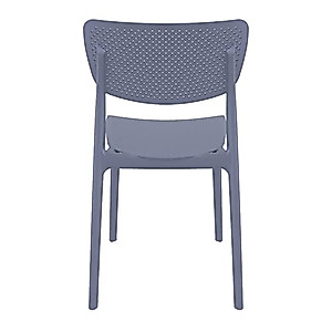 Compamia Lucy Dining Chair in Dark Gray Finish (Set of 2)