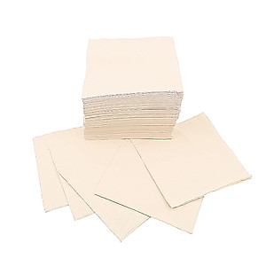 BANANA Inc. - 100% Compostable Napkins for Everyday Dining, Beverages or Cocktail, Eco-Friendly Bamboo Dinner Napkins Disposable Napkins…