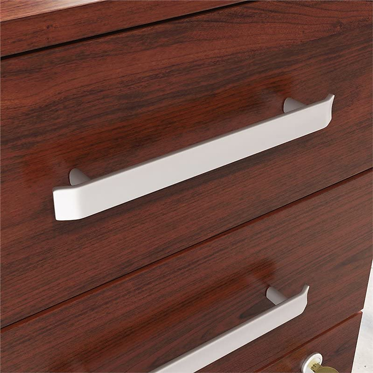 OfficeWorks by Sauder Affirm 3 Drawer Mobile File, L: 15.55" x W: 19.45" x H: 28.43", Classic Cherry Finish