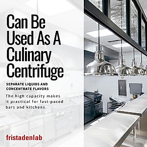 Fristaden Lab Digital Centrifuge | Highest Capacity in Its Class (300 mL) | USA Company | 10-4000 RPM | Precision Control