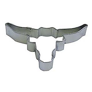 R&M Longhorn 4" Cookie Cutter in Durable, Economical, Tinplated Steel