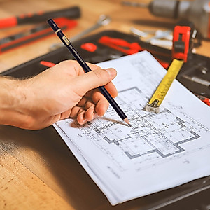 MUJINHUA - Sketch Pencils for Drawing, 15 Piece Graphite Pencils for Drawing, Sketching, and Shading - Ideal Art Supplies for Artists - Includes Various Hardness Options