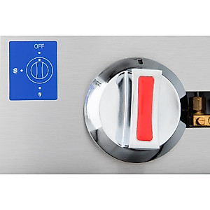 EMPURA 60" Freestanding Liquid Propane Range | Cooking Stove with Dual Standard Oven and (10) Cast-Iron Open Burners for Restaurant Hotel | 362,000 BTU | 60"W x 32-5/8"D x 60-3/8"H, Stainless Steel