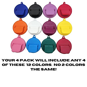 Beverage Buddee Can Cover - Best Can Cover For Standard Size Soda/Beer/Energy Drink Cans - Made In The USA - BPA-PCB Free - 4 pack (Asst Colors)