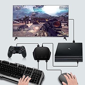 Keyboard and Mouse Converter Adapter for Nintendo Switch, Switch LITE, Series X/S, Xbox One, PS4 and PS3, Connect Keyboard and Mouse to Your Console