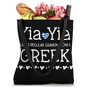 Yia Yia Like a Regular Grandma Only Greek Gift Grandmother Tote Bag