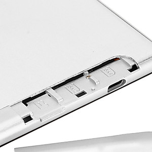 LBEC HD Tablet, 5G WiFi Type C Charging 1920x1200 Silver Grey 8.1in Tablet 6000mAh Rechargeable for Study for Work (US Plug)