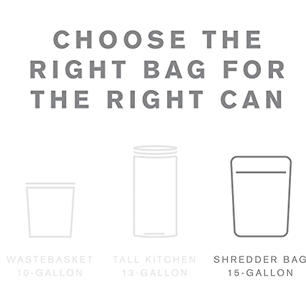 Highmark Shredder Bags, 1 mil, 15 Gallons, Clear, Box Of 25, DP00704