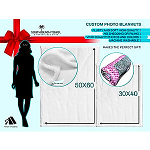 Customized Blankets with Photos – Personalized Photo Blankets for Family, Birthday, Anniversary – Soft Fleece Picture Collage Blanket (Best Dad Ever)