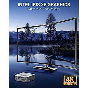 KAMRUI Mini PC Intel 11th Gen i5-11320H(Up to 4.5 GHz) Windows 11 Pro, Mini Computers 16GB RAM 512GB SSD, Mini Desktop Computer Super Fast WiFi BT Type-C USB3.0 4K UHD Triple Display VESA Home Office