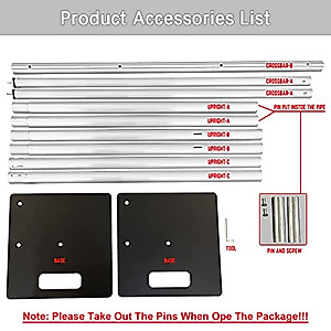 Hecis Pipe and Drape Backdrop Stand Kit 8ft x 10ft, Backdrop Stand Heavy Duty Wedding Backdrop for Events Wedding Decoration Backdrop Frame