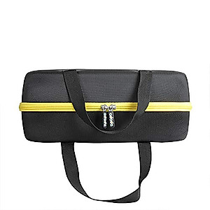 adada Hard Travel Case for DEWALT DCC020IB 20V Max Inflator (Outer Black + Inner Yellow)