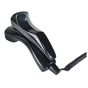 Softalk II Black Phone Shoulder Rest | Landline Telephone Accessory (00801M)
