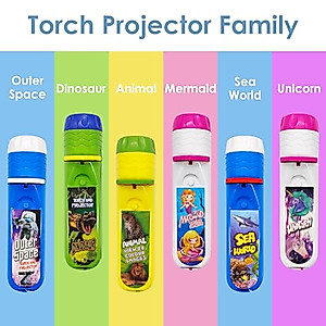 Pup Go Sea Life Animals Torch Projector with 3 Discs 24 Images, Shark Toy for Boys, Sea Creatures Toys for Children Age 3 4 5 6 7 Year Old, Shark Gifts Games for Kids(Seaworld)