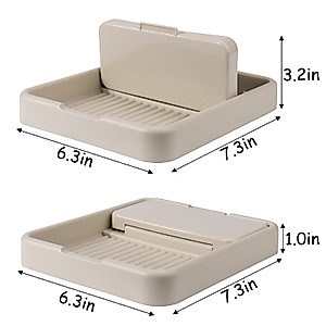 Palksky 1PCS Spoon Rest for Kitchen Counter - Spoon Holder for Stove Top, Pot Lid Holder with Drip Pad for Ladle|Spatula|Tongs|Forks|Utensil Holder Organizer