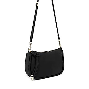Vince Camuto Womens Basha Crossbody, Black, One Size US