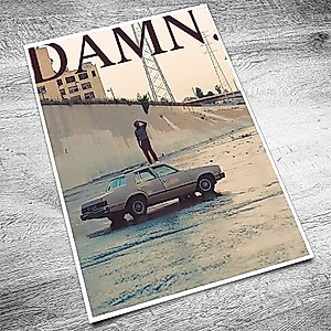 Ukeepo Kendrick Lamar Good Kid M.A.A.d City Album Limited Canvas Poster Room Aesthetics 12x18in Unframed