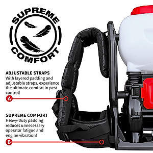 Tomahawk Battery Powered Backpack Mosquito Fogger 4 Gallon 36V Leaf Blower for Pest Control Ticks Mites (4 Gal Fogger)