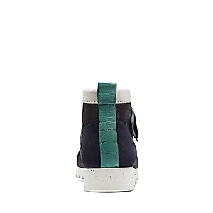 Clarks Original Men Wallabee FTRE Black Made in Portugal, Blue - Green, 9