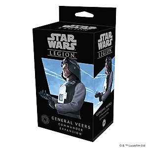 Star Wars: Legion General Veers COMMANDER EXPANSION - Lead Imperial Forces to Victory! Tabletop Miniatures Strategy Game, Ages 14+, 2 Players, 3 Hour Playtime, Made by Atomic Mass Games