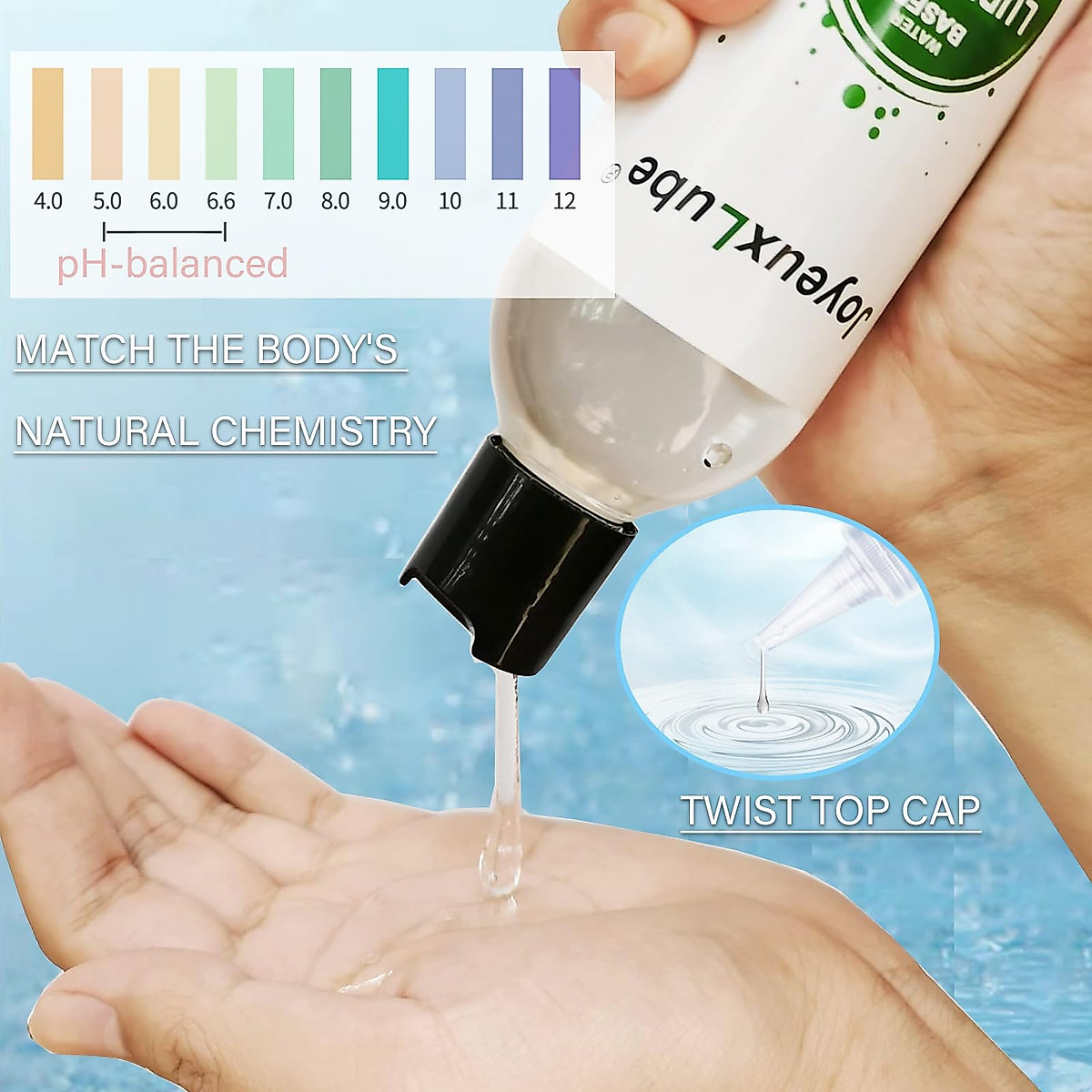 Water-Based Anal Lube 8fl.oz Desensitizing Anal Lubricant Long Lasting Smooth Slippery for Men Women Couples with Discreet Package