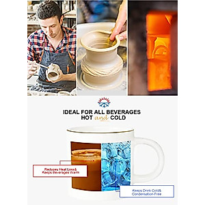 Coffee Mugs Mug Sets Demitasse Cups Mr and Mrs with Kiss Tray Wedding Engagement Bridal Shower or Couples Anniversary Valentines Christmas Gifts -Ceramic Marble Coffee Mug -White