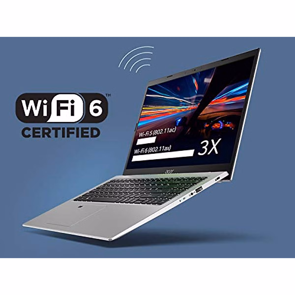 Acer Aspire 5 A517-52-58UL Laptop | 17.3" Full HD IPS Display | 11th Gen Intel Core i5-1135G7 | Intel Iris Xe Graphics | 8GB DDR4 | 512GB SSD | WiFi 6 | Fingerprint Reader | BL Keyboard | Windows 11