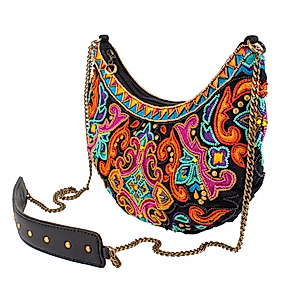 Mary Frances Womens Mary Frances Majorca Crossbody handbag, Multi, One Size US