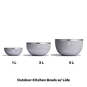 Hydro Flask Outdoor Kitchen Bowl - Stainless Steel Dinnerware Reusable Camping Gear Mess Kit - Dishwasher Safe, BPA-Free, Non-Toxic