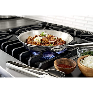 All-Clad Stainless Steel Fry Pan Cookware, 12-Inch, Silver