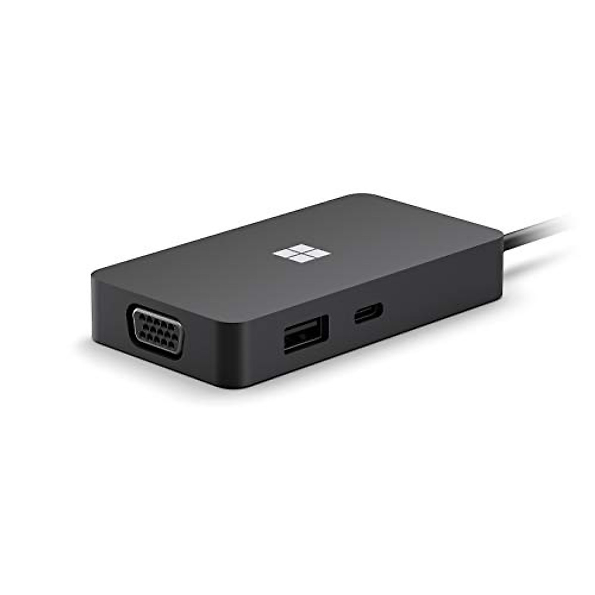 Microsoft USB-C Travel Hub - Multiport Adapter with VGA, USB, Ethernet, HDMI Ports. Compatible with USB-C Laptops/PCs