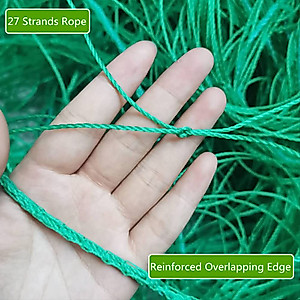 Plant Trellis Netting for Climbing Plants Outdoor Heavy Duty Plastic Garden Trellis Netting 27 Strands Plant Climbing Net Strong Support for Clematis, Cucumber,Tomatoes and Vine Plants （5.9x5.9FT）