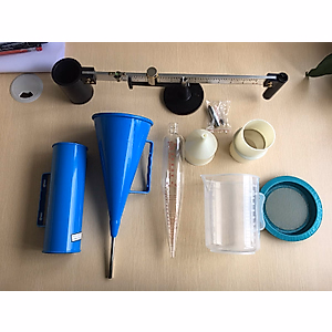 GLTL Slurry Test Kit,Mud Hydrometer,Mud Viscometer,Marsh Funnel and Viscosity Cup