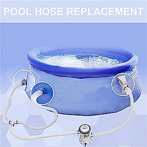 coersd Easy Set up Summer Swimming Pool Replacement Hose for Above Ground Pools, Swimming Pool Cleaner Hose Filter Pump Hose for Pump