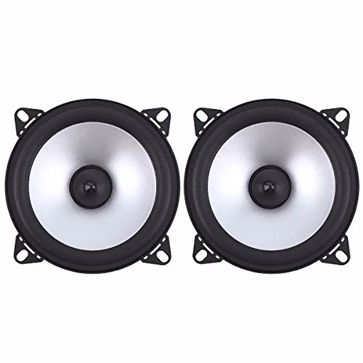 2pcs 4 Inch 60W 2 Way Car Coaxial Vehicle Door Auto Audio Music Stereo Full Range Frequency HiFi Speakers