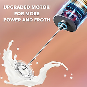 Matcha Whisk,Milk Frother,Frother For Coffee Foam Maker for Lattes - Whisk Drink Mixer for Coffee, Mini Foamer for Cappuccino, Frappe, Matcha, Hot Chocolate