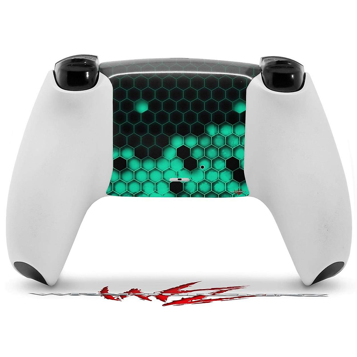 WraptorSkinz Skin Wrap compatible with Sony PS5 DualSense Controller HEX Seafoan Green (CONTROLLER NOT INCLUDED)