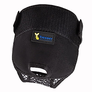 yrenoer Dog Panties for Dogs in Heat, Reusable Female Dog Pants to Prevent Cross-Tailing. Washable Dog Underwear to Protect Female Dogs from Male Dogs (L, Black)